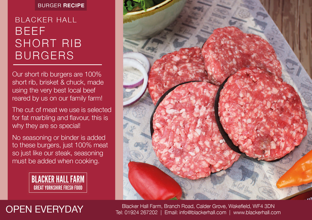Blacker Hall Short Rib Burgers – Blacker Hall Farm