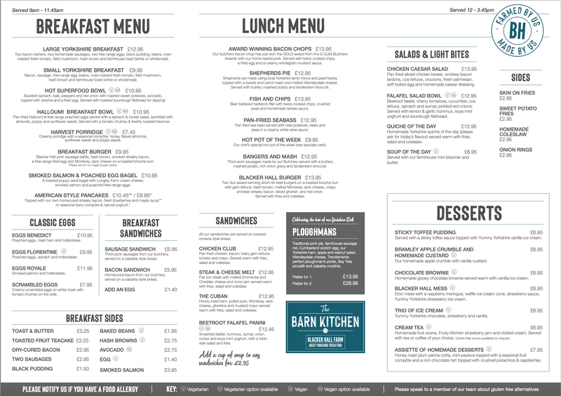 The Barn Kitchen – Blacker Hall Farm