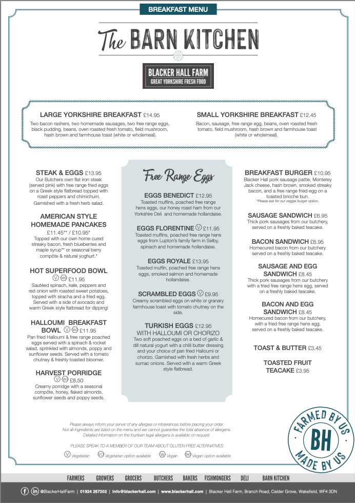 The Barn Kitchen – Blacker Hall Farm